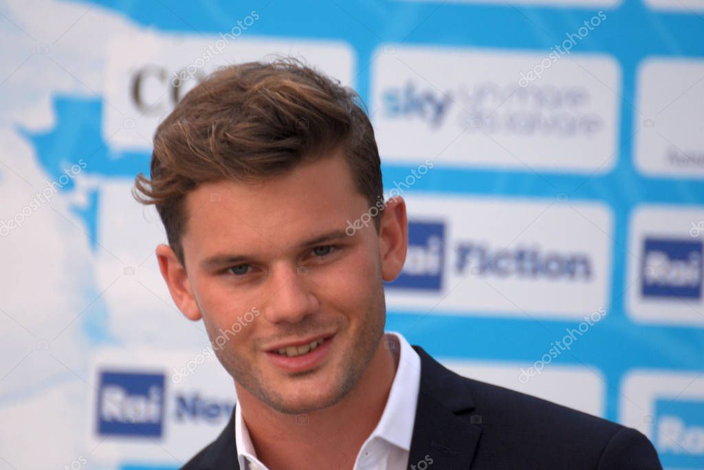 Giffoni Valle Piana, Sa, Italia - 25 de julio de 2018: Jeremy Irvine en ...