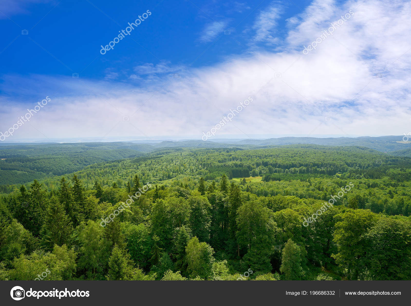 Harz Mountains Aerial View Germany Stock Photo by ©lunamarina 196686332