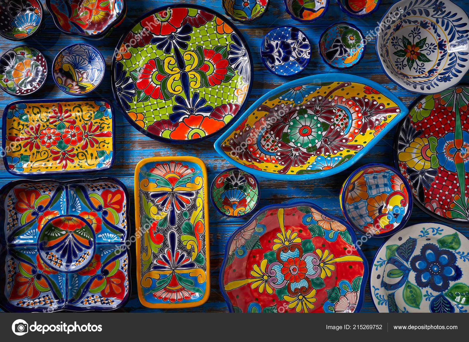 Mexican Pottery Talavera Style Puebla Mexico Stock Photo by ©lunamarina ...