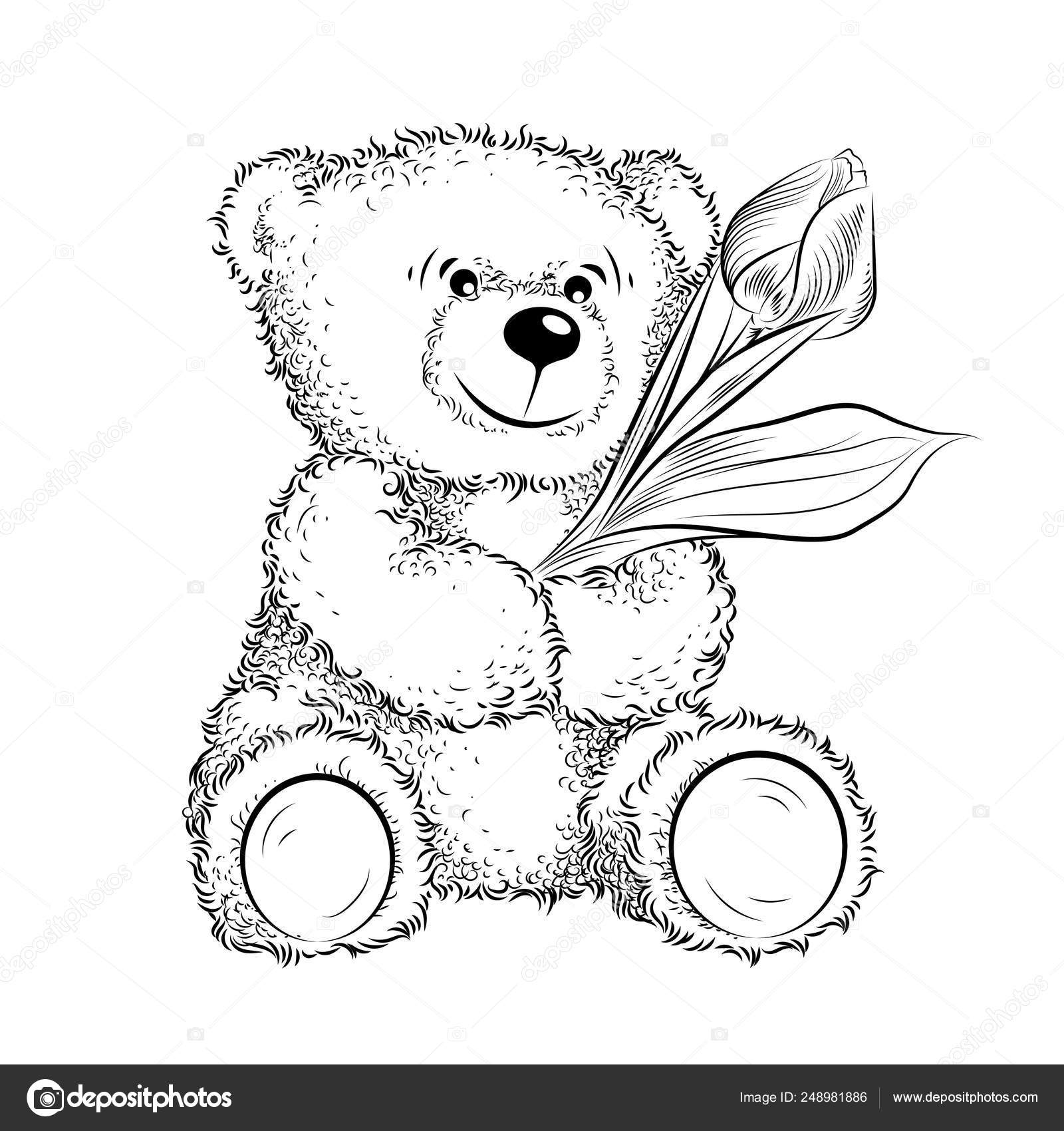 Bamse Tegning Bamse Og Kylling — Frank Madsen