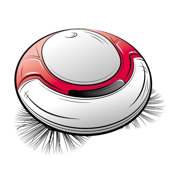 Drawing of the robotic vacuum cleaner Stock Vector Image by ©mirumur ...