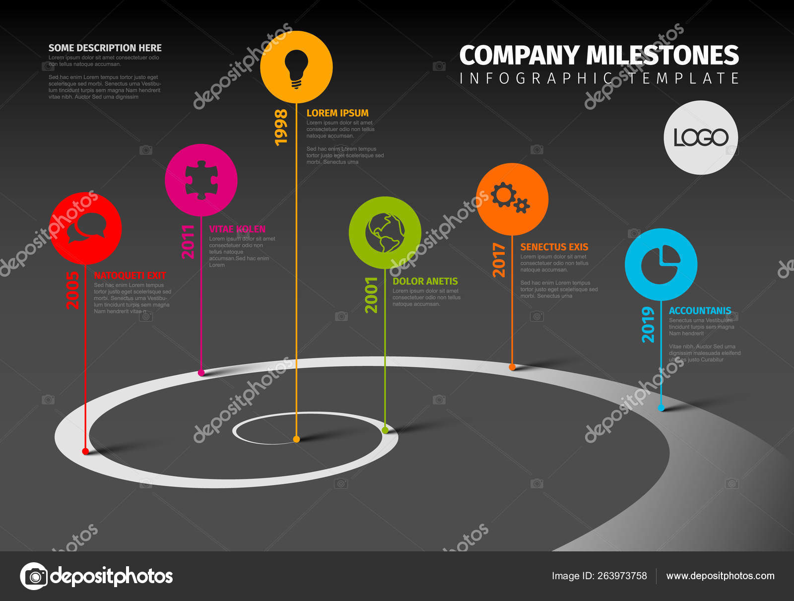 Evolution timeline template Stock Vector Image by ©orson #263973758