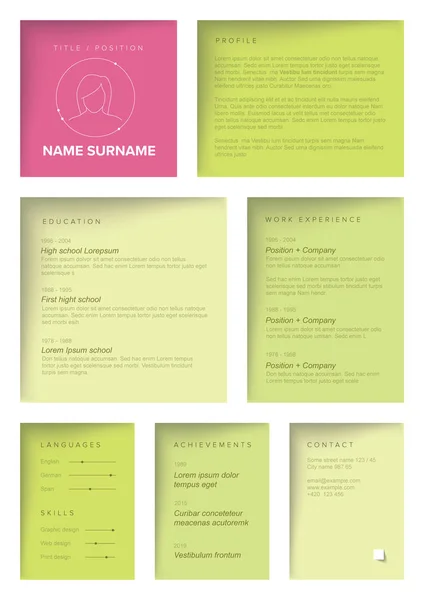 Minimalist teal resume cv template Stock Vector by ©orson 307920434 Minimalist teal resume cv template Stock Vector by ©orson 307920434