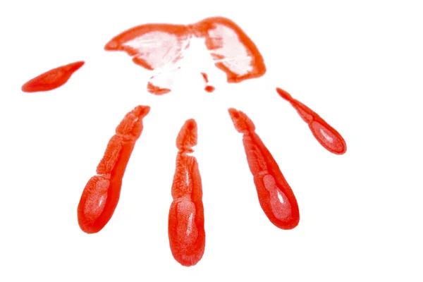 Bloody handprint isolated Stock Photos, Royalty Free Bloody handprint ...