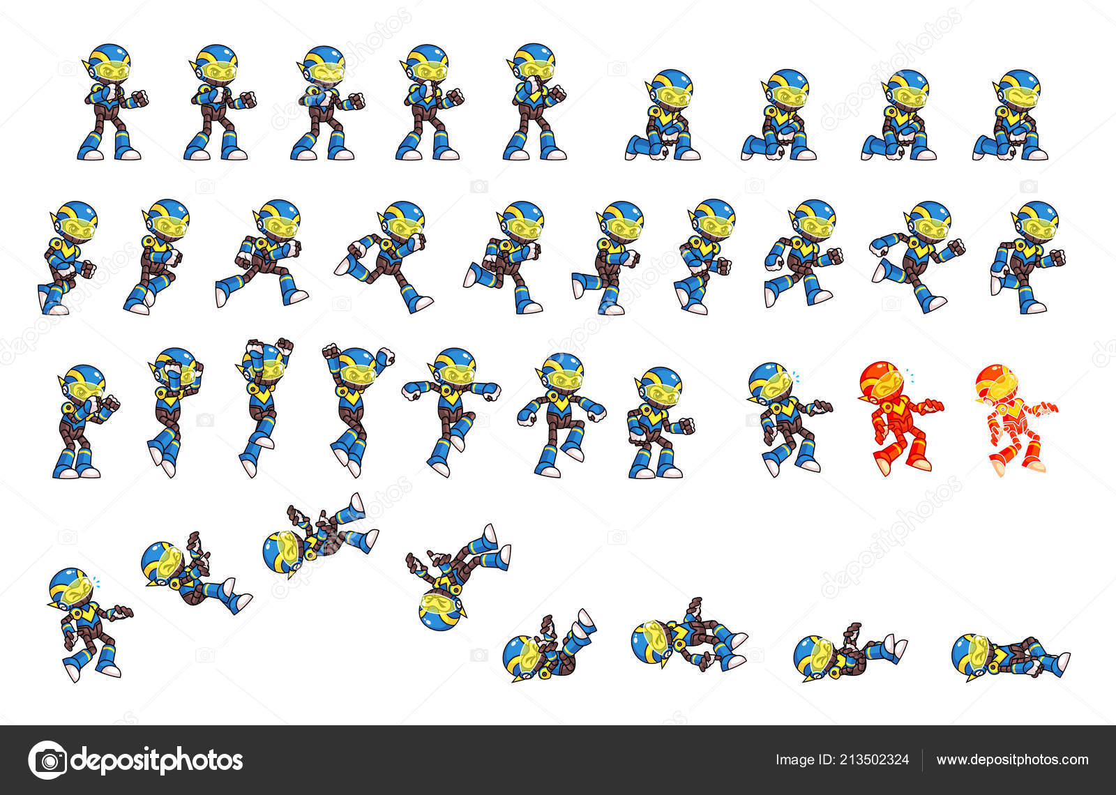 Suitable Side Scrolling Action Adventure Game Stock Vector Image by ...