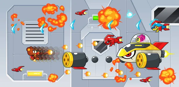 Side scroller Stock Vectors, Royalty Free Side scroller Illustrations ...