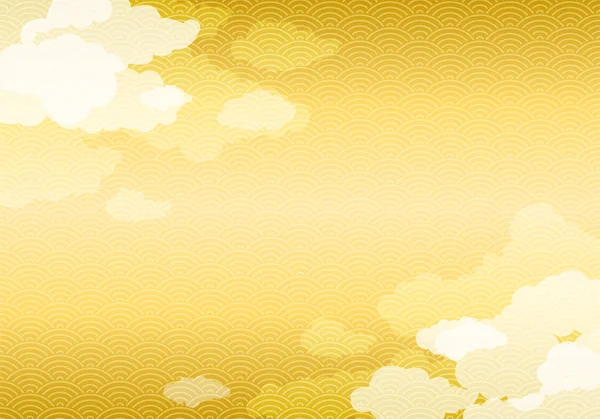 Japanese Gold Grunge Wave Pattern Stock Vector Image by ©Yuichiro ...