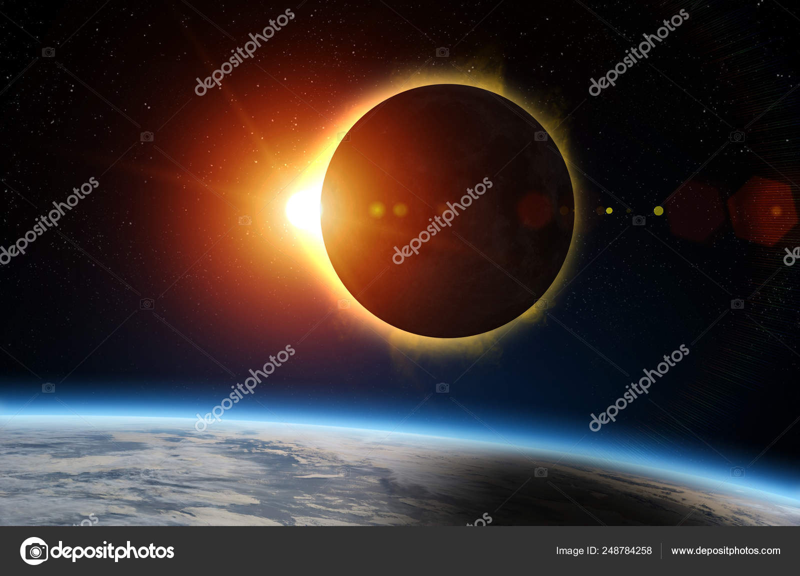 Solar Eclipse From Earth