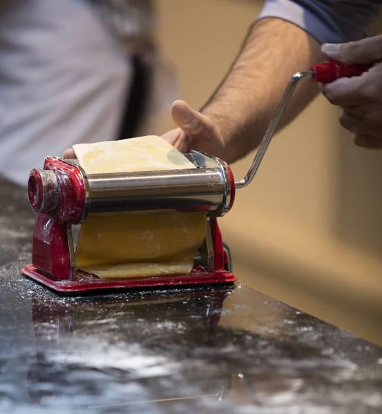 Man Making Ravioli Italian Cuisine Gluten Free — Stock Photo © senkaya ...