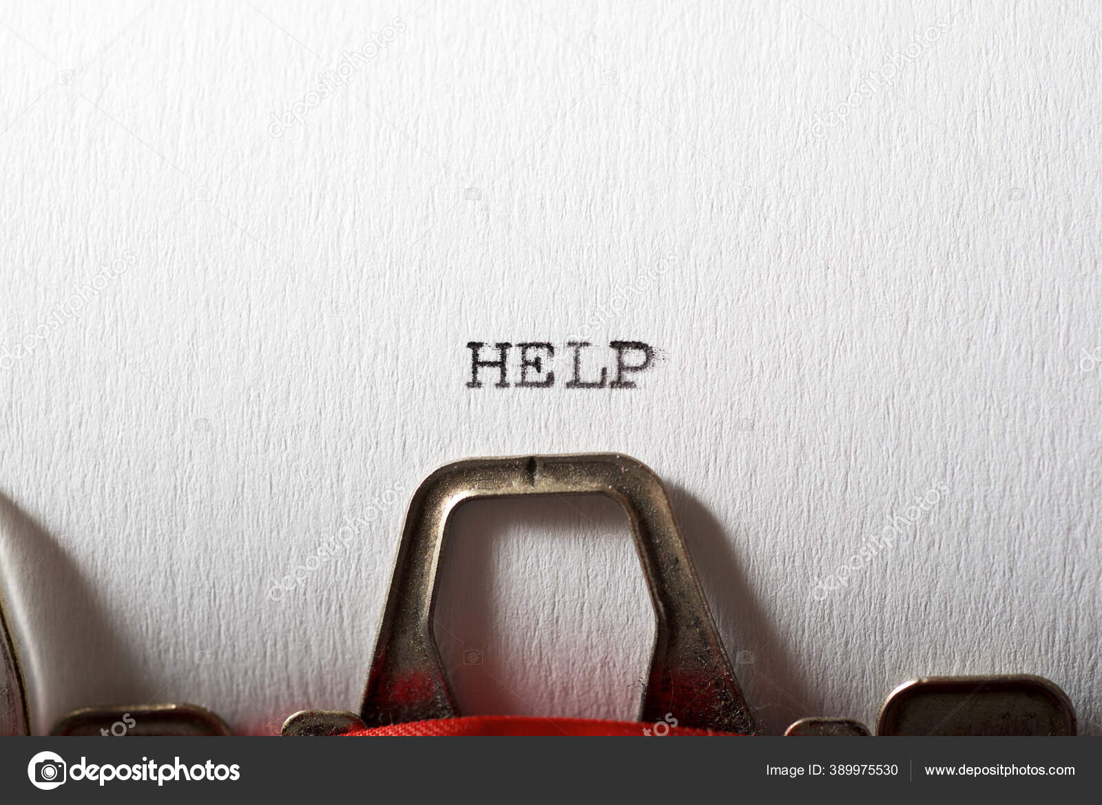 Help Word Written Typewriter — Stock Photo © pedro2009 #389975530