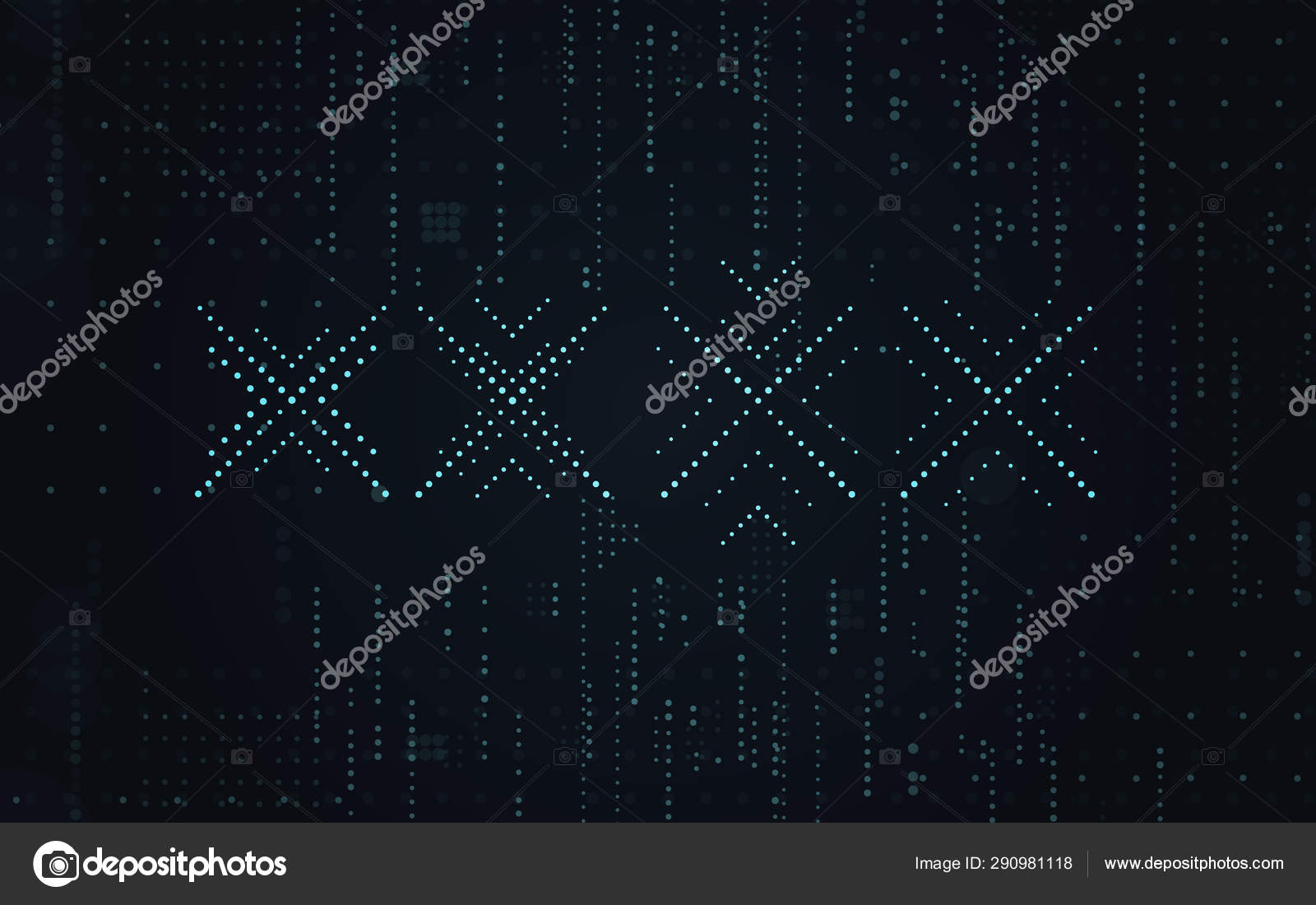 Technological background vector illustration.Matrix.Binary Computer ...