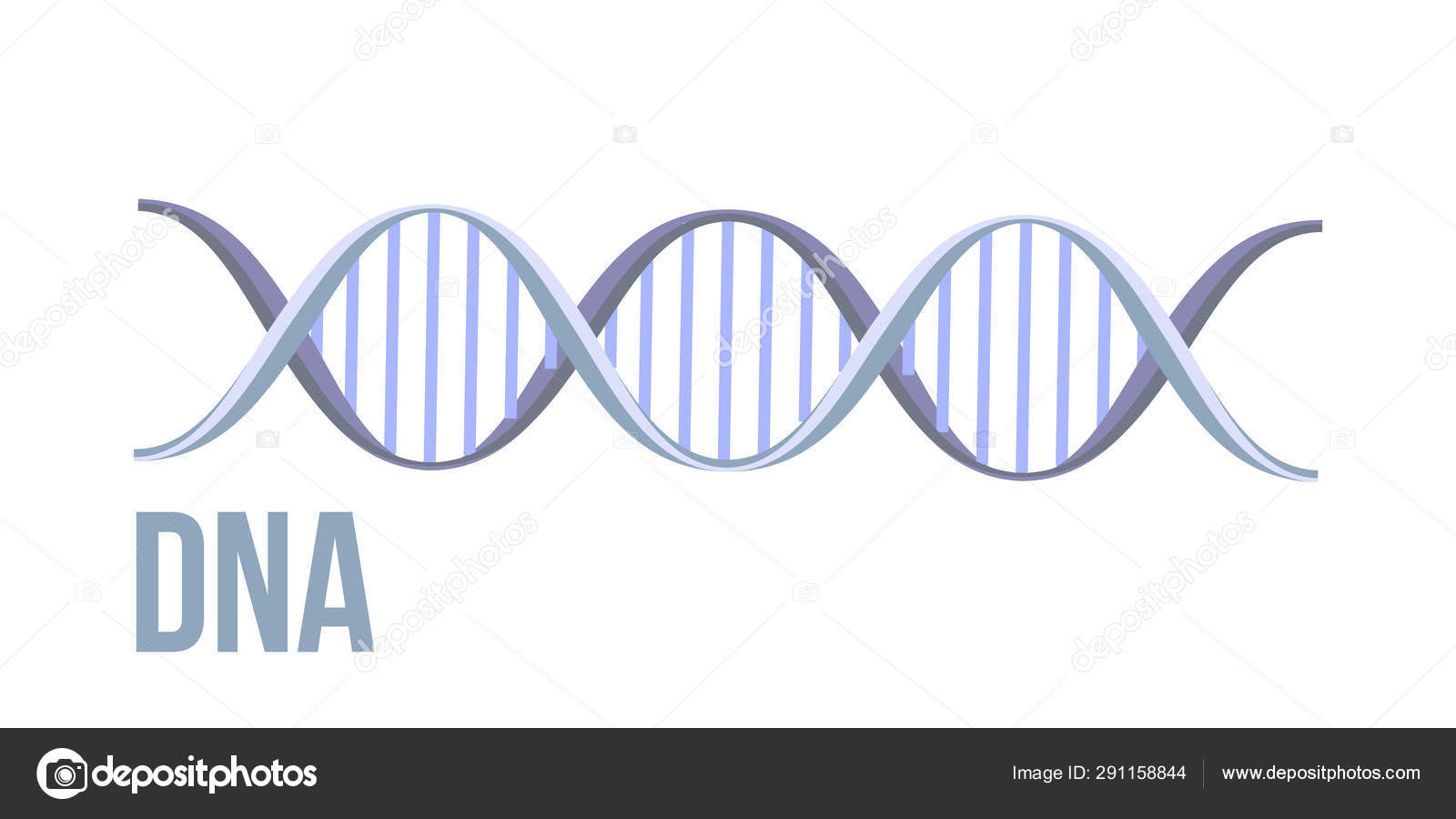 Simple simbol DNA structure vector background. Molecular structure ...