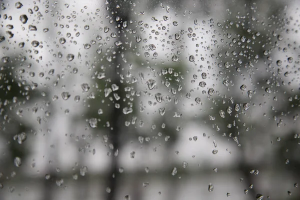 raindrops on dark window - Stock Image - Everypixel