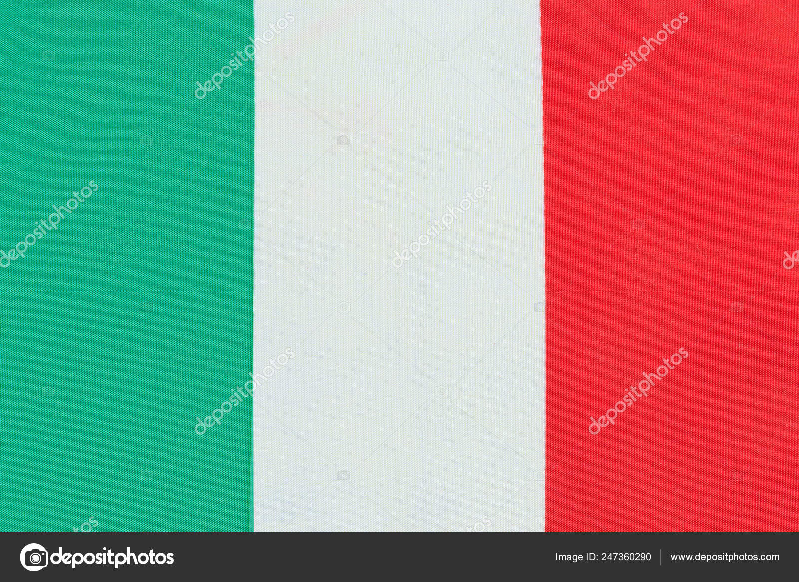 Italy Flag Close Fabric Texture — Stock Photo © sir2701 #247360290