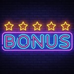 Bonus Neon Text collection Vector. Bonus Casino neon sign, design ...
