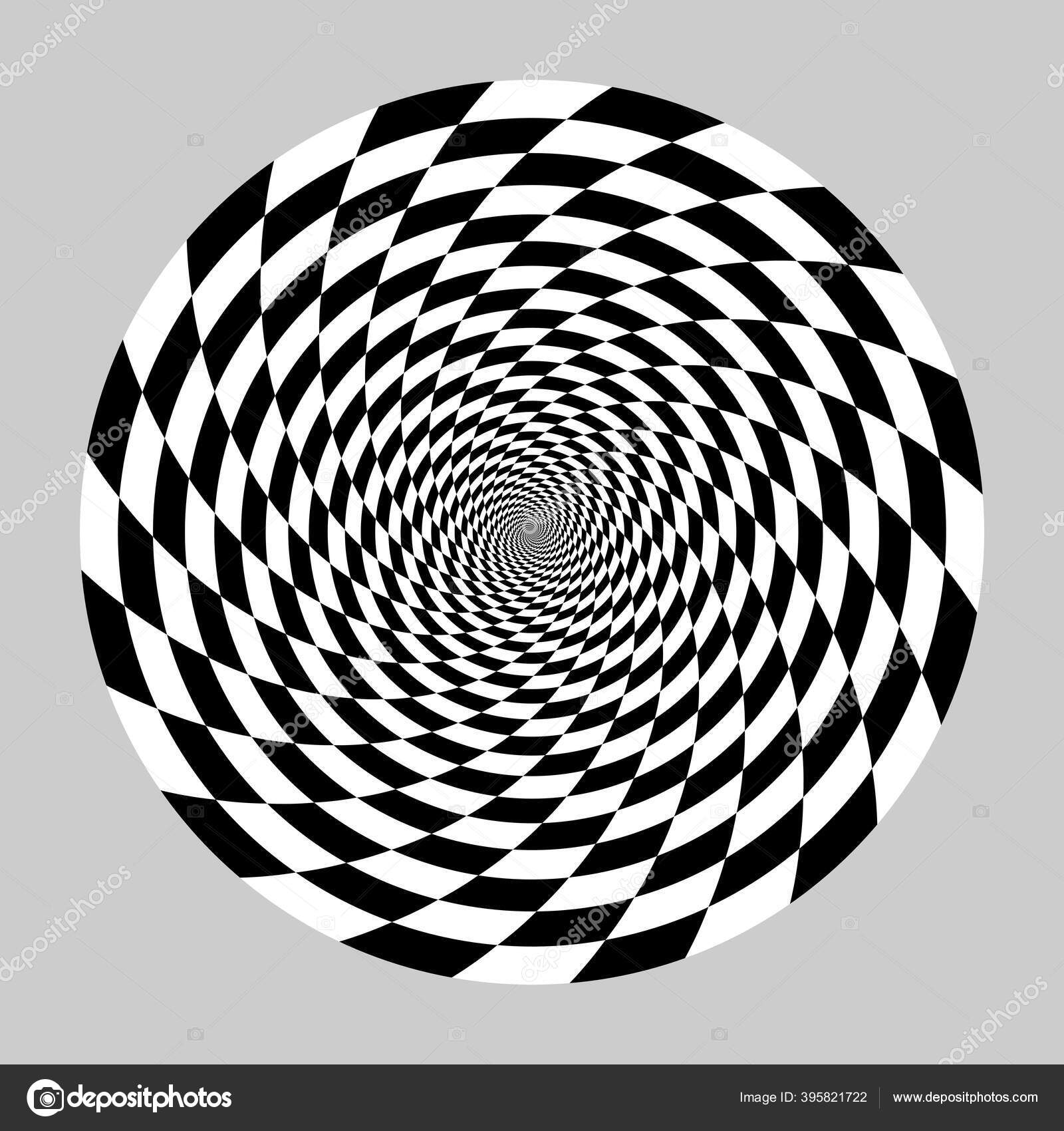 Optical Illusions Black And White Circles