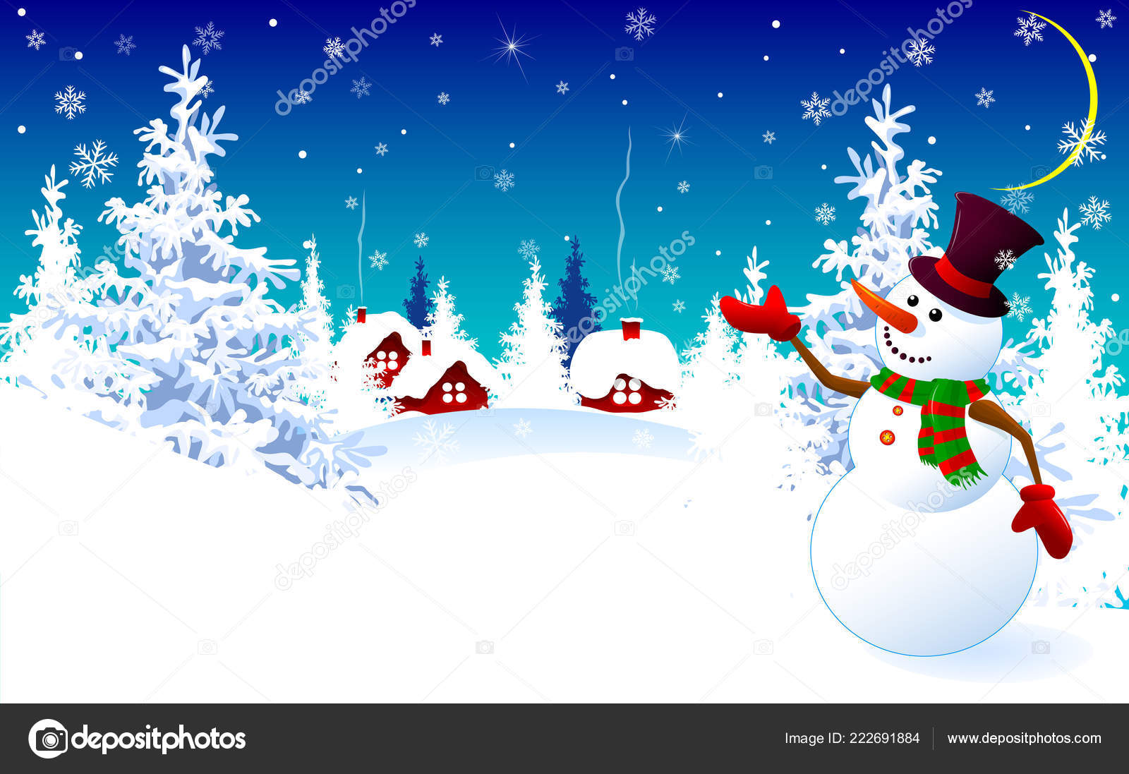 Fondo De Nieve Animado