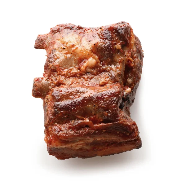 Delicious grilled ribs on white background — Stock Photo © serezniy ...