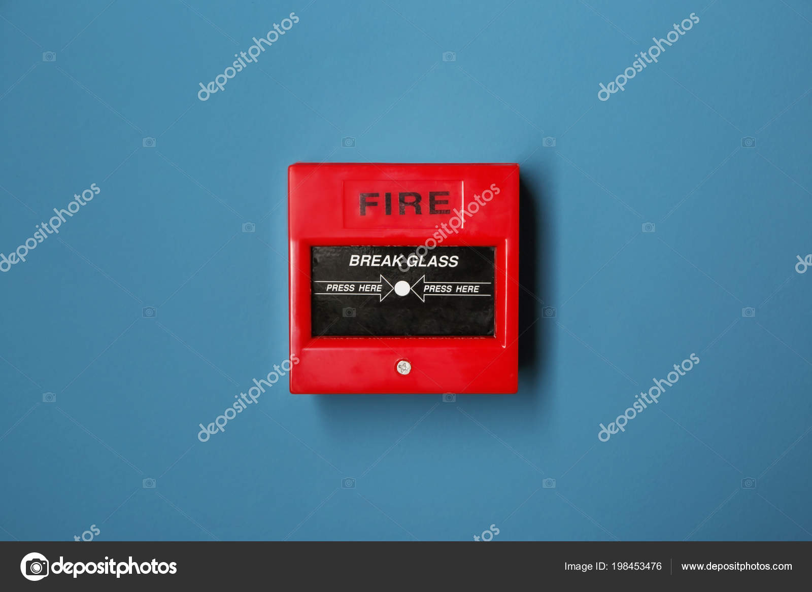 Modern Fire Call Point Color Background — Stock Photo © serezniy #198453476