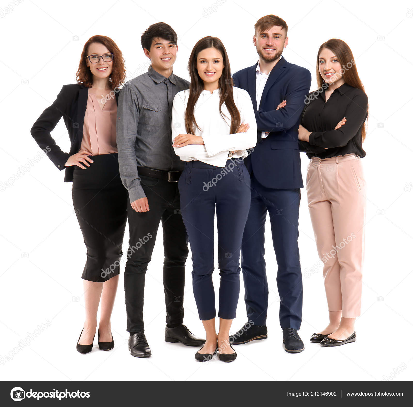 Group Business People White Background Stock Photo by ©serezniy 212146902