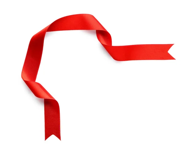 Red Ribbon White Background — Stock Photo © serezniy #218062666