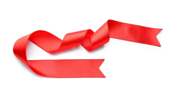 Red Ribbon White Background — Stock Photo © serezniy #218062666