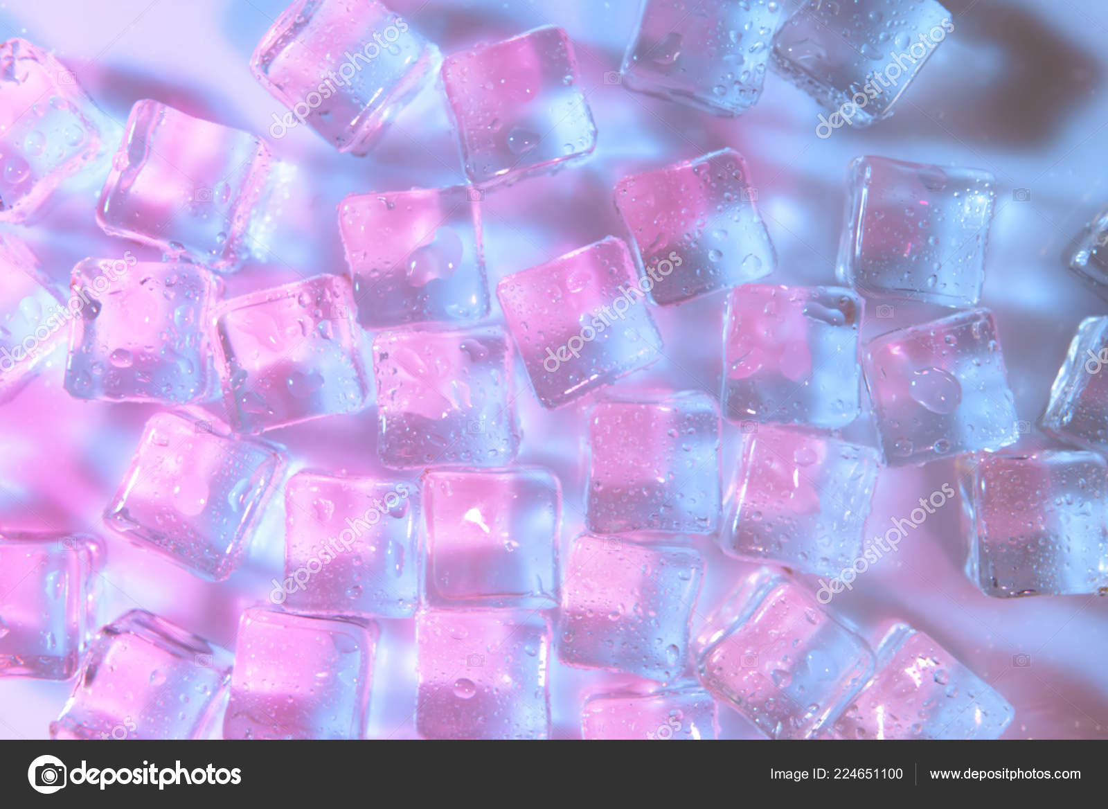 Ice Cubes Color Background Stock Photo by ©serezniy 224651100