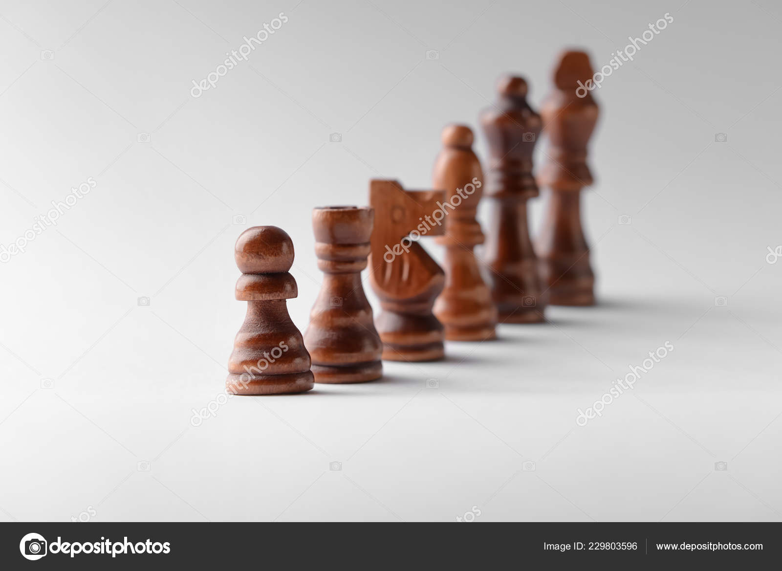 Chess Pieces Light Background Stock Photo by ©serezniy 229803596