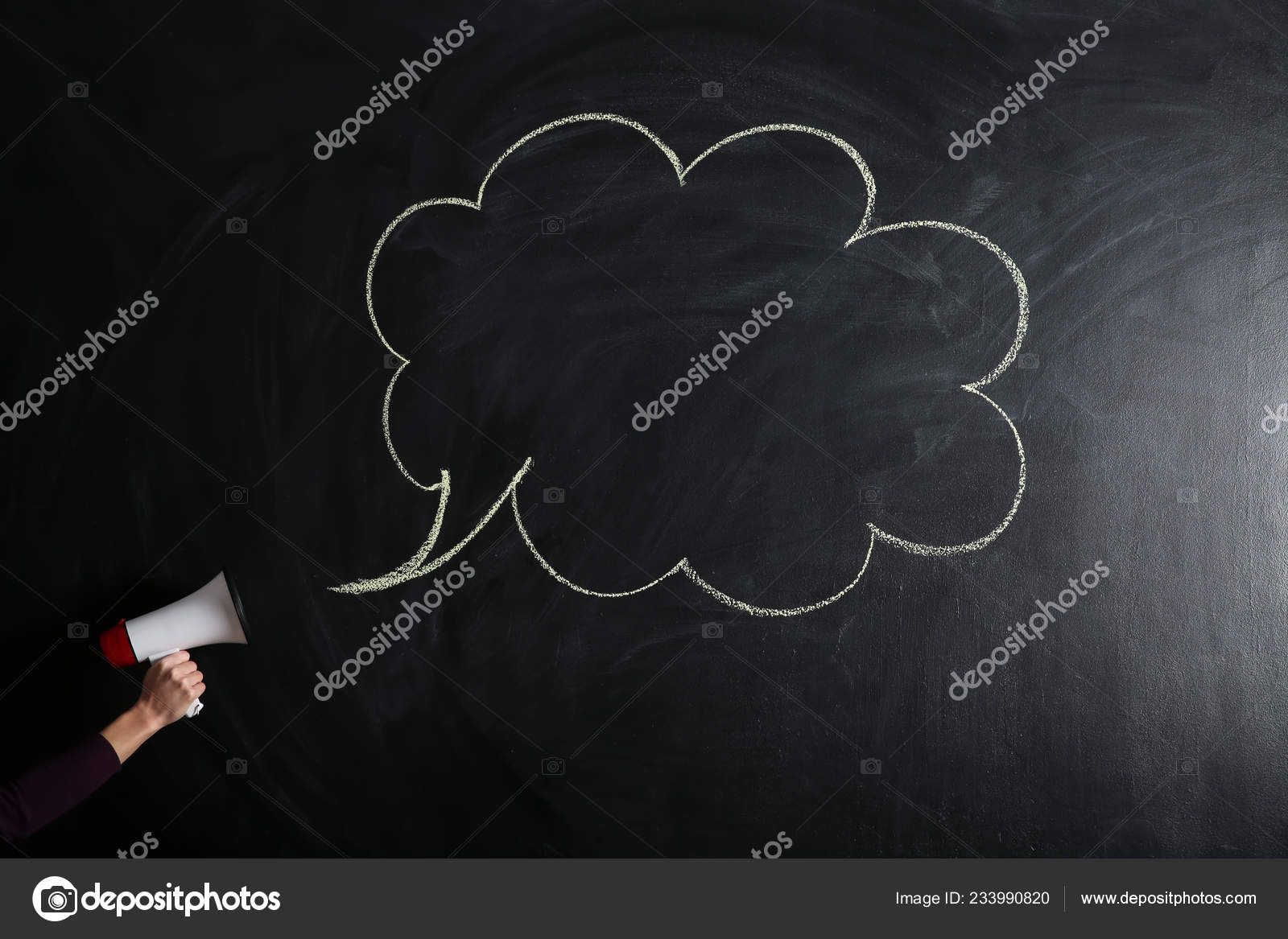 Female Hand Megaphone Blank Speech Bubble Dark Background Stock Photo ... Female Hand Megaphone Blank Speech Bubble Dark Background Stock Photo ...