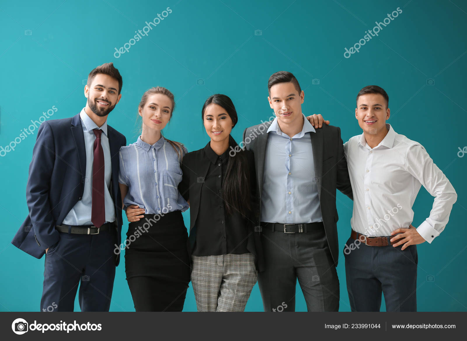 Team Young People Color Background Stock Photo by ©serezniy 233991044