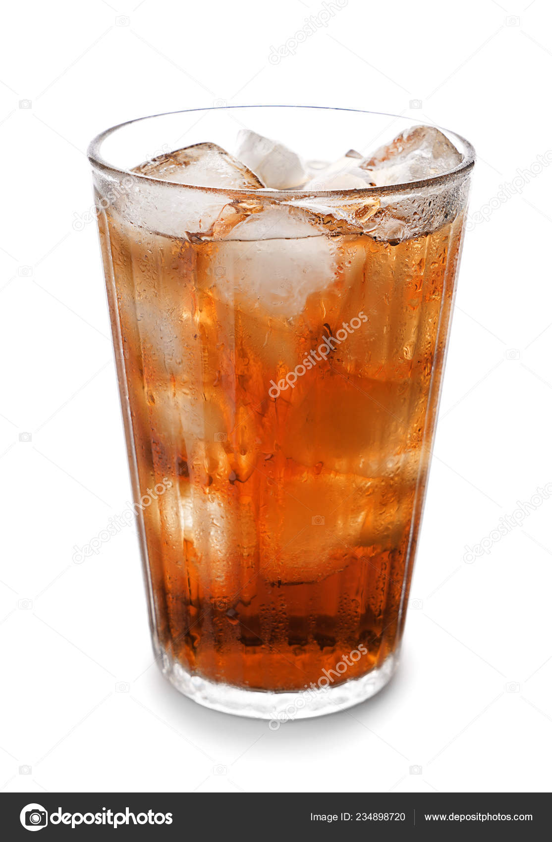 Glass Of Soda With Ice