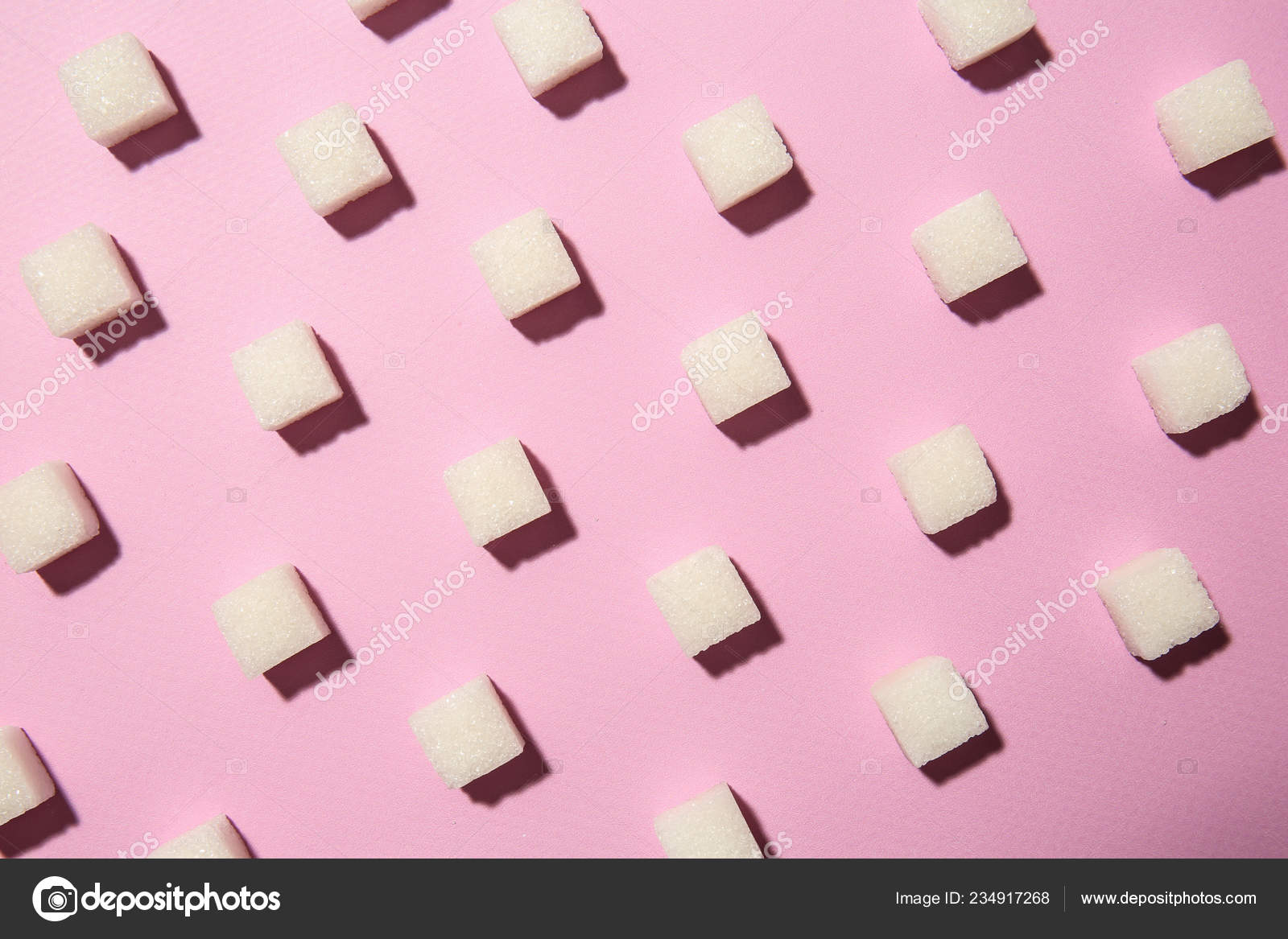 Many Sugar Cubes Color Background Stock Photo by ©serezniy 234917268