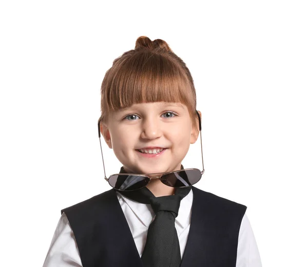 Little girl in a suit Stock Photos, Royalty Free Little girl in a suit ...