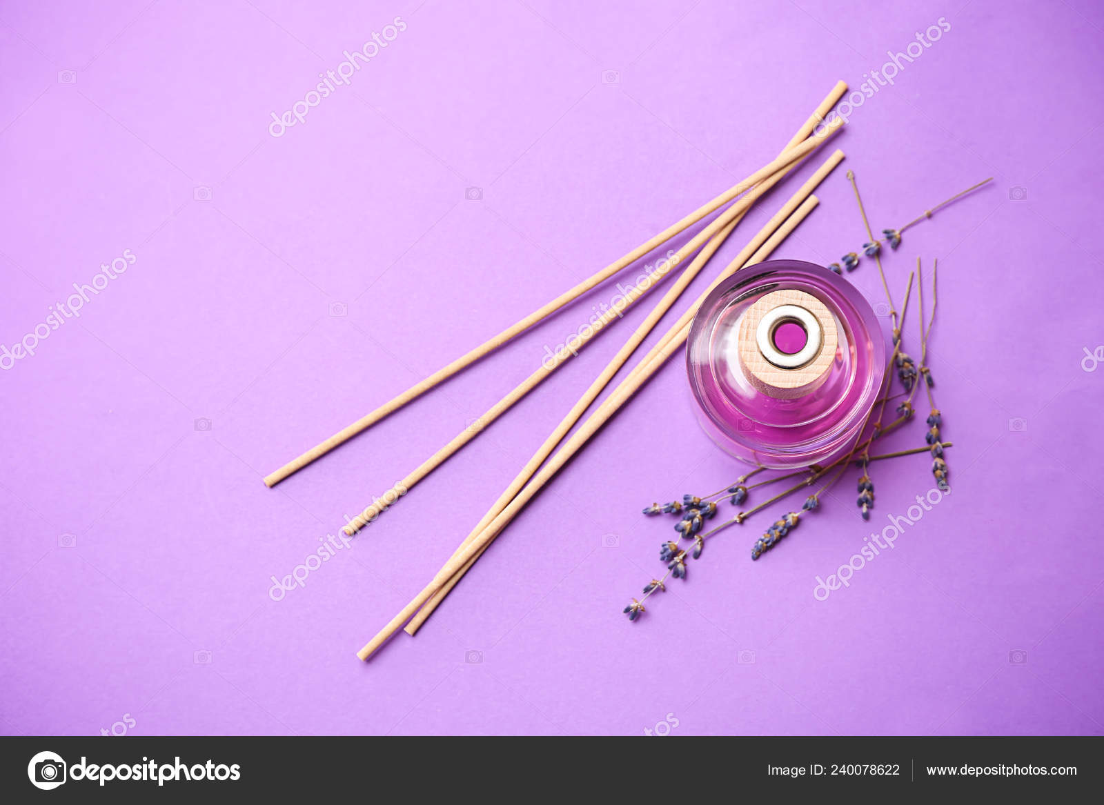 Reed Diffuser Color Background Stock Photo by ©serezniy 240078622
