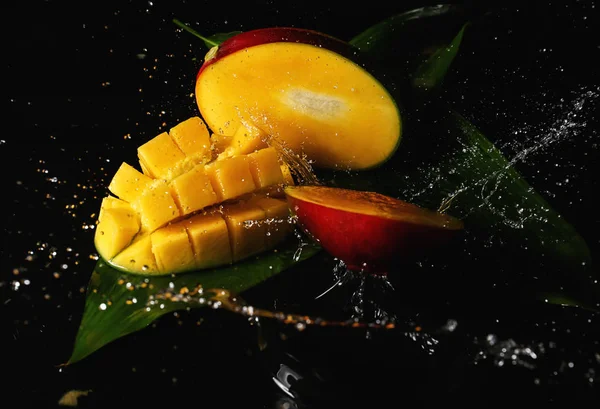 Mango splash Stock Photos, Royalty Free Mango splash Images | Depositphotos