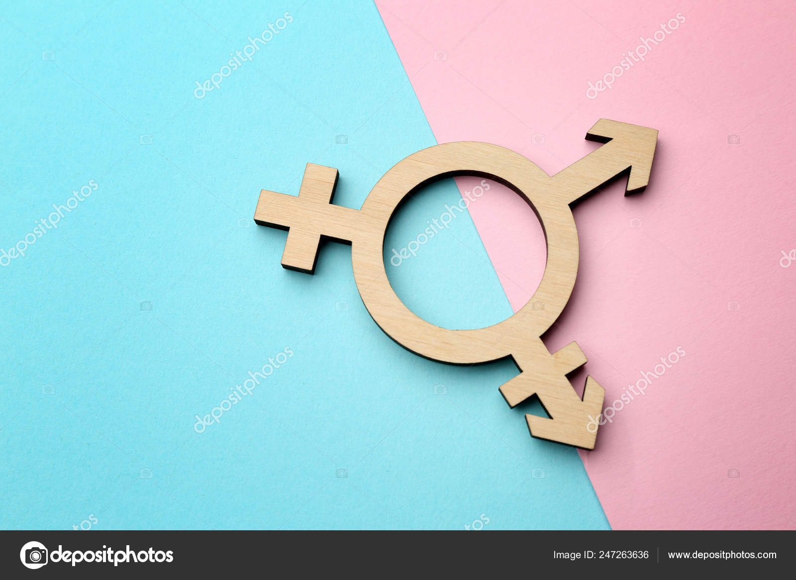 Symbol Transgender Color Background Stock Photo by ©serezniy 247263636