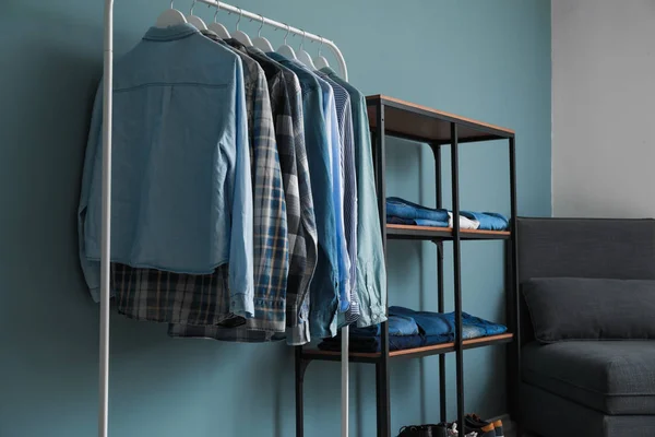 Entry way rack clothes Stock Photos, Royalty Free Entry way rack ...