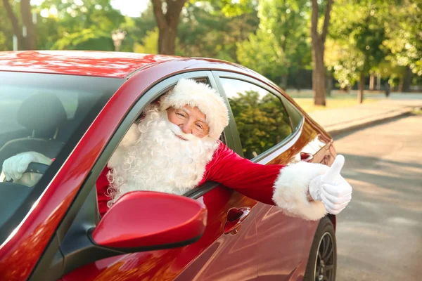 Santa driving car Stock Photos, Royalty Free Santa driving car Images ...