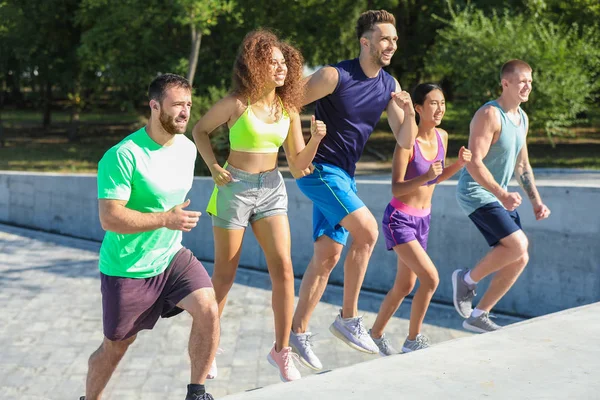 Group workout outdoor Stock Photos, Royalty Free Group workout outdoor ...