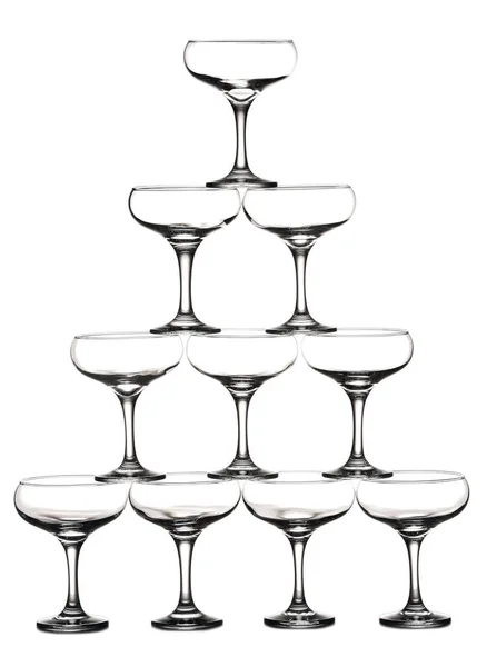 The pyramid of glasses Stock Photos, Royalty Free The pyramid of ...