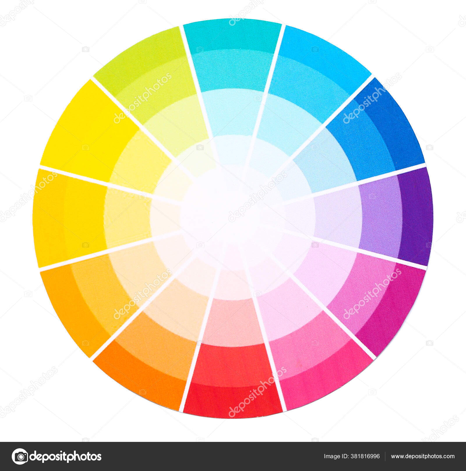 Color Palette White Background Stock Photo by ©serezniy 381816996
