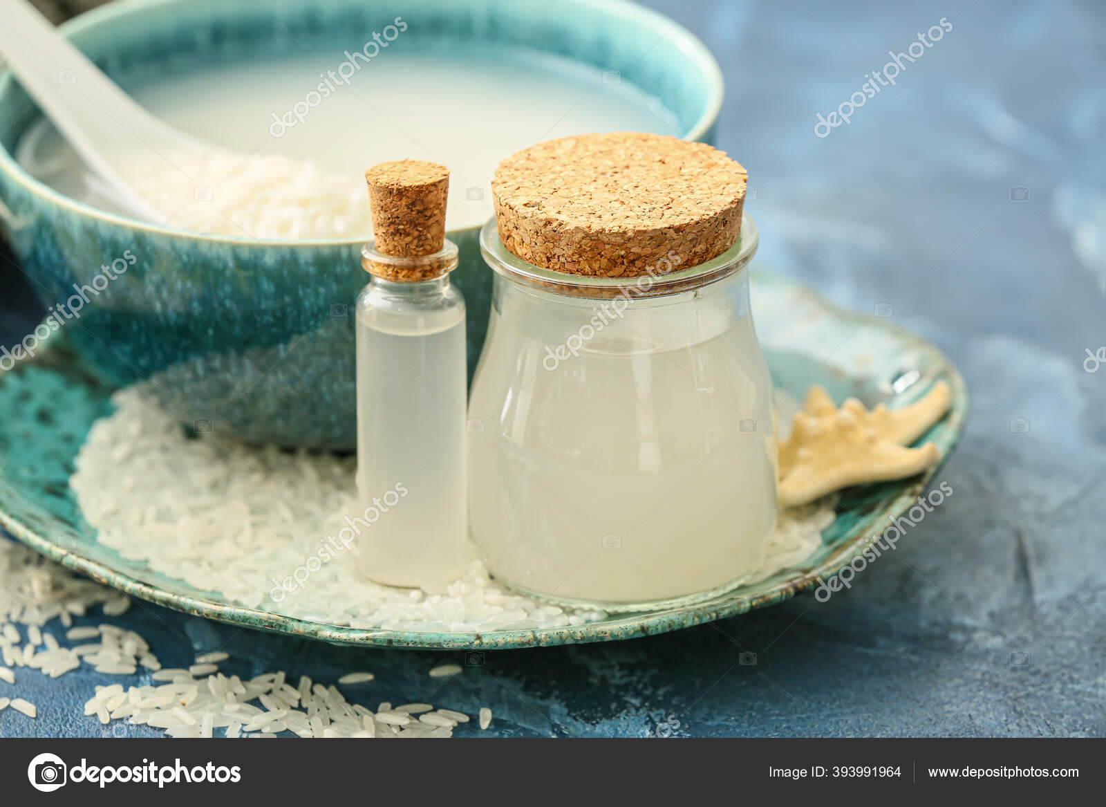 Healthy Rice Water Table Stock Photo by ©serezniy 393991964