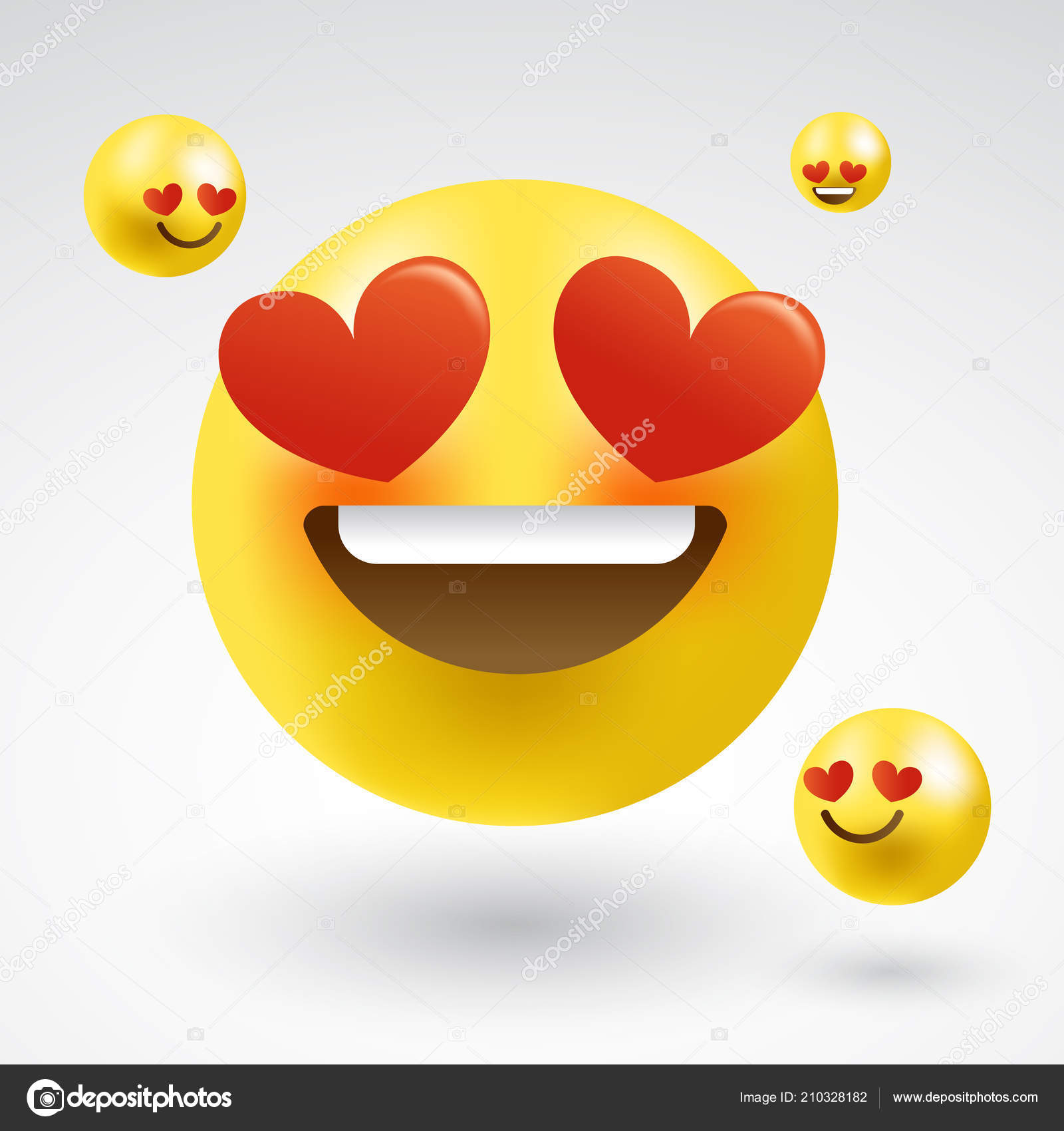 Emoticon Smiley Vector Illustration Vektor Stok oleh ©daraon 210328182