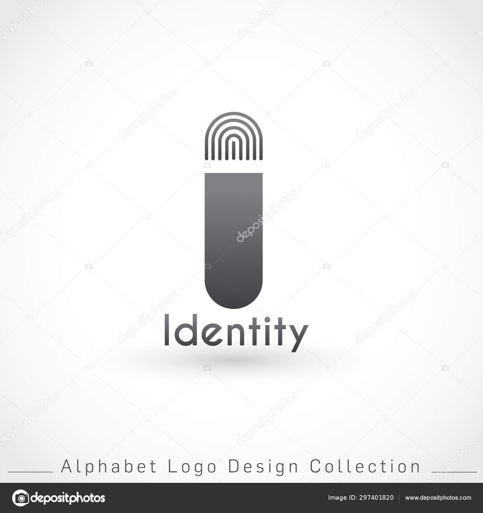 Letter Logo Design Template Isolated White Background Vector ...