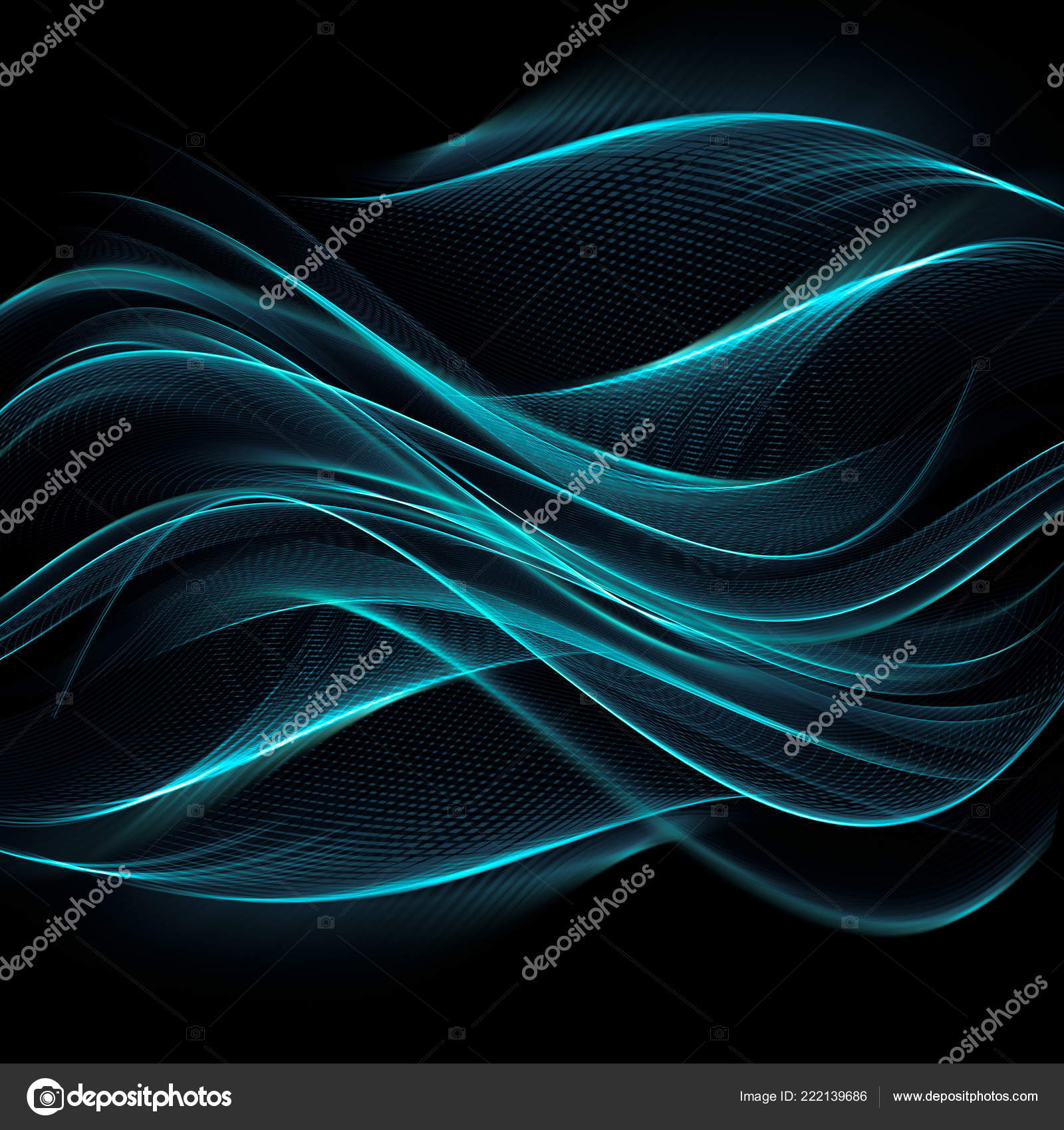 Fundal Albastru Abstract Linii Frumoase Blur — Fotografie © de stoc ...