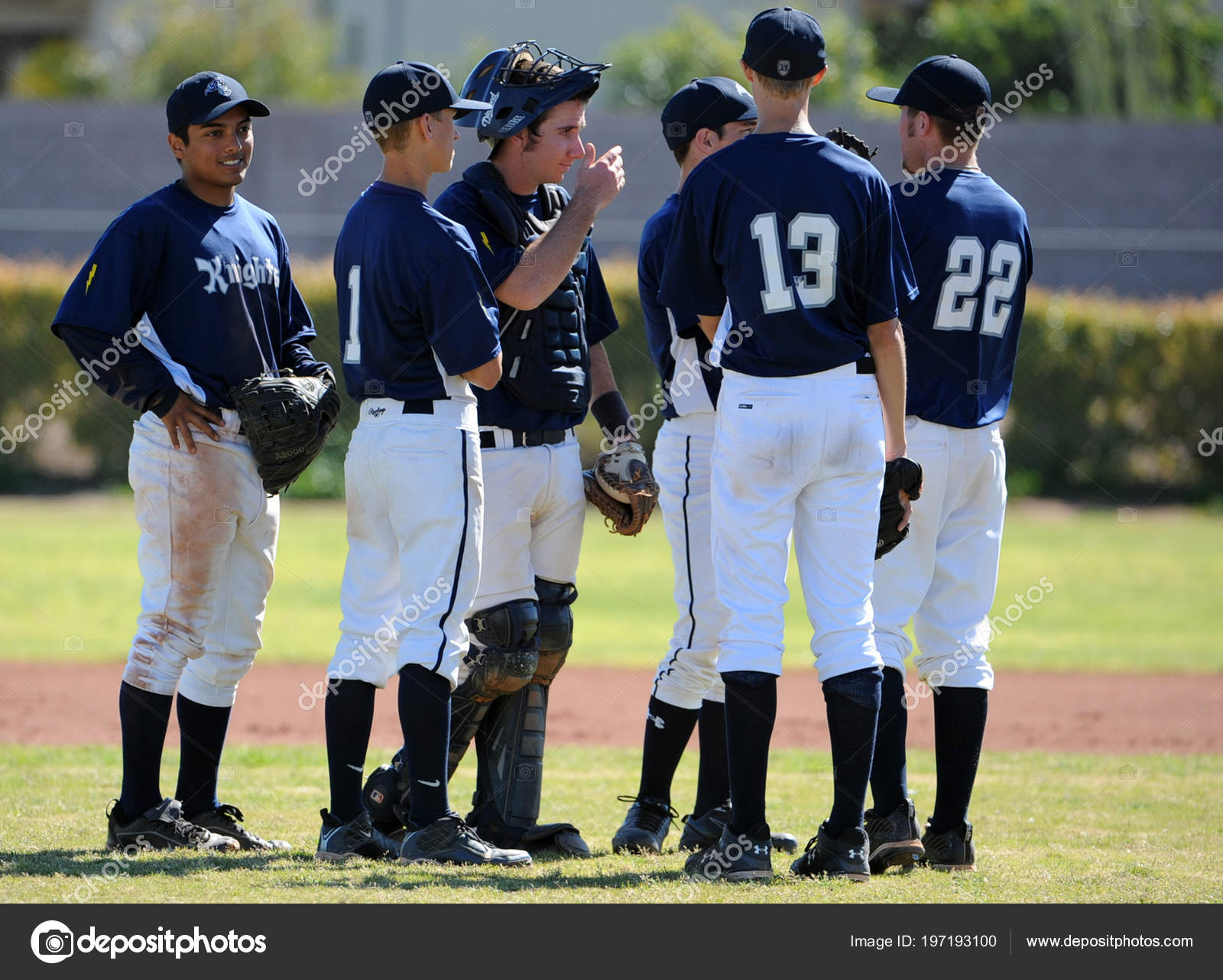 High School Baseball Games Action — Stock Editorial Photo © ProShooter ...