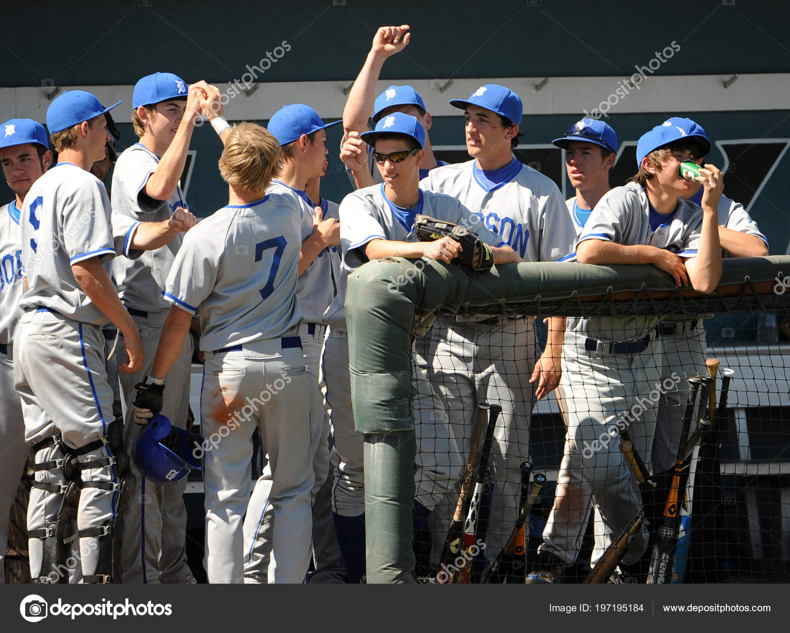 High School Baseball Games Action — Stock Editorial Photo © ProShooter ...