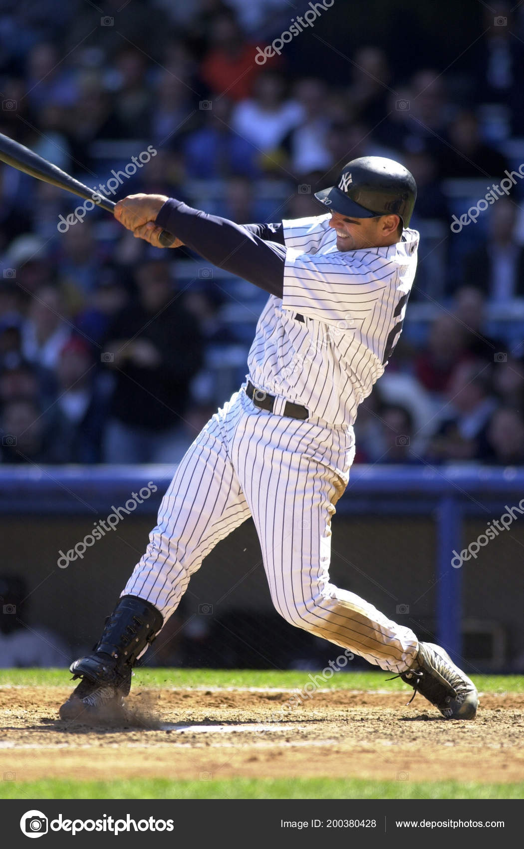Jorge Posada Catcher New York Yankees Game Action Regular Season ...