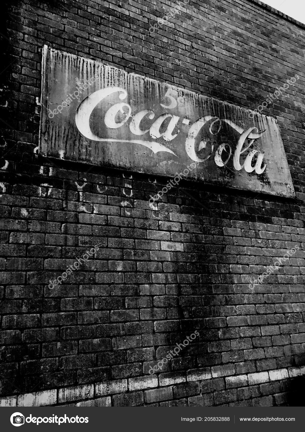 Vintage Coke Cola Sign Hanging Wall Restaurant Downtown Gilbert Arizona ...