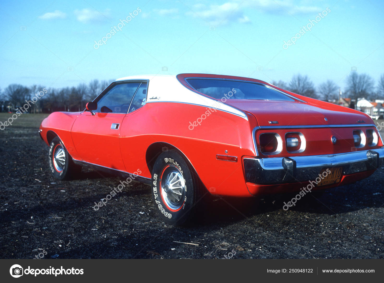 Amc Javelin American Front Engine Rear Wheel Drive Two Door — Stock ...